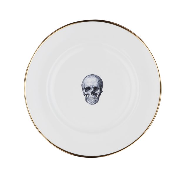 Skull Bone China Plate – Melody Rose London